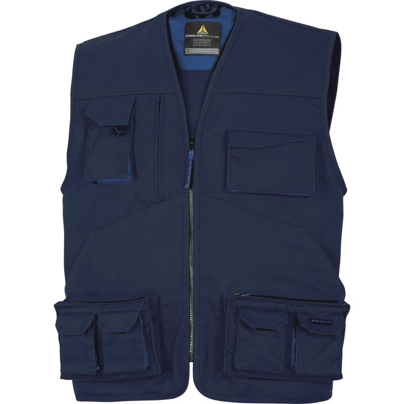 Delta Plus Multi Pocket Work Vest | 2 colors | Spatial marking ...