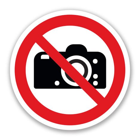Prohibition Sign | Taking A24 Photos is prohibited — Horosimansi